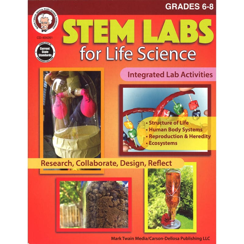 Stem Labs Life Science Book Gr 6-8 (Pack of 6) | ShelHealth