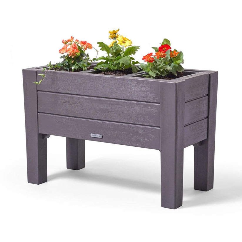 Step2 Lakewood Raised Planter - Dark Cedar | ShelHealth