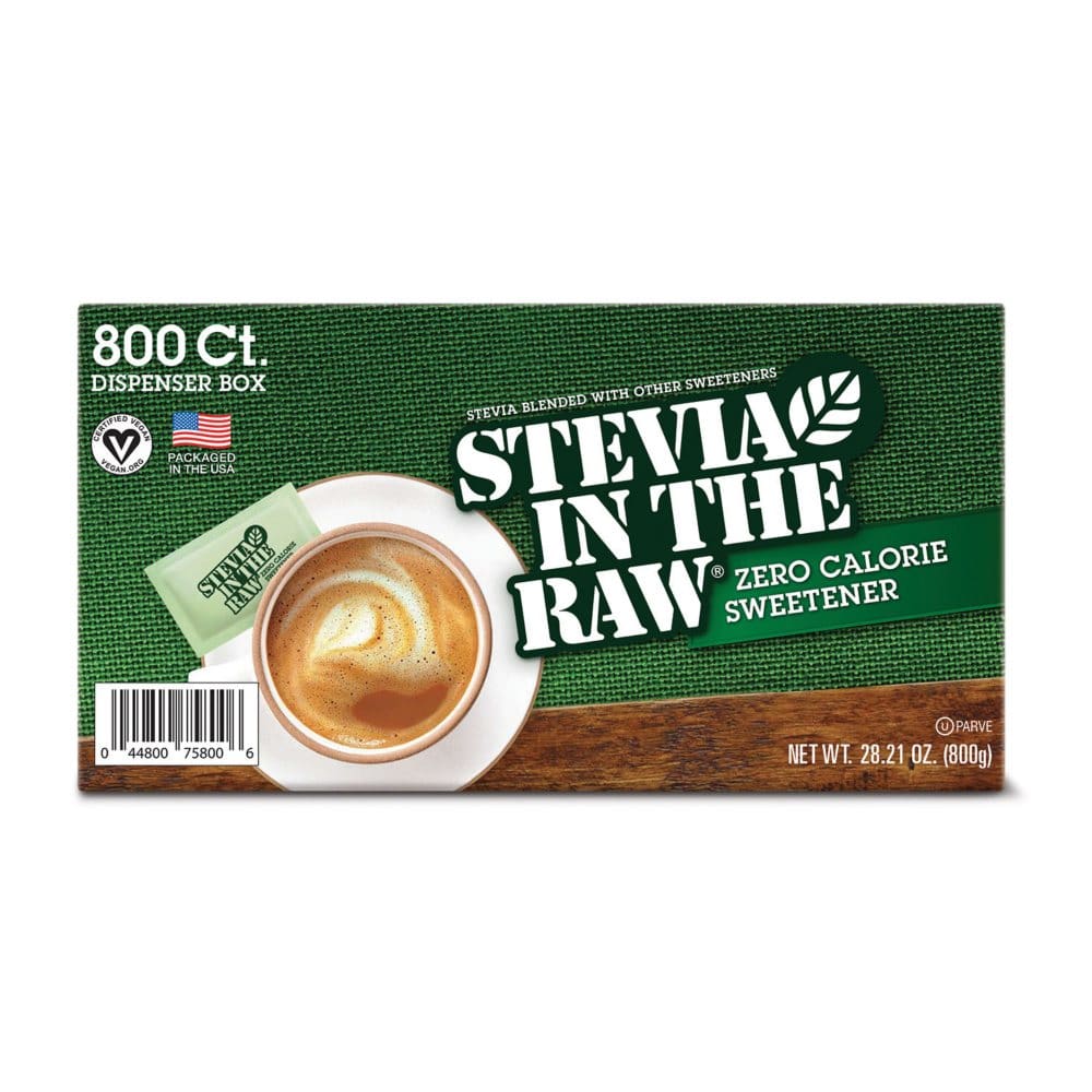 Stevia In The Raw Plant-Based Zero Calorie Sweetener Packets (800 ct ...
