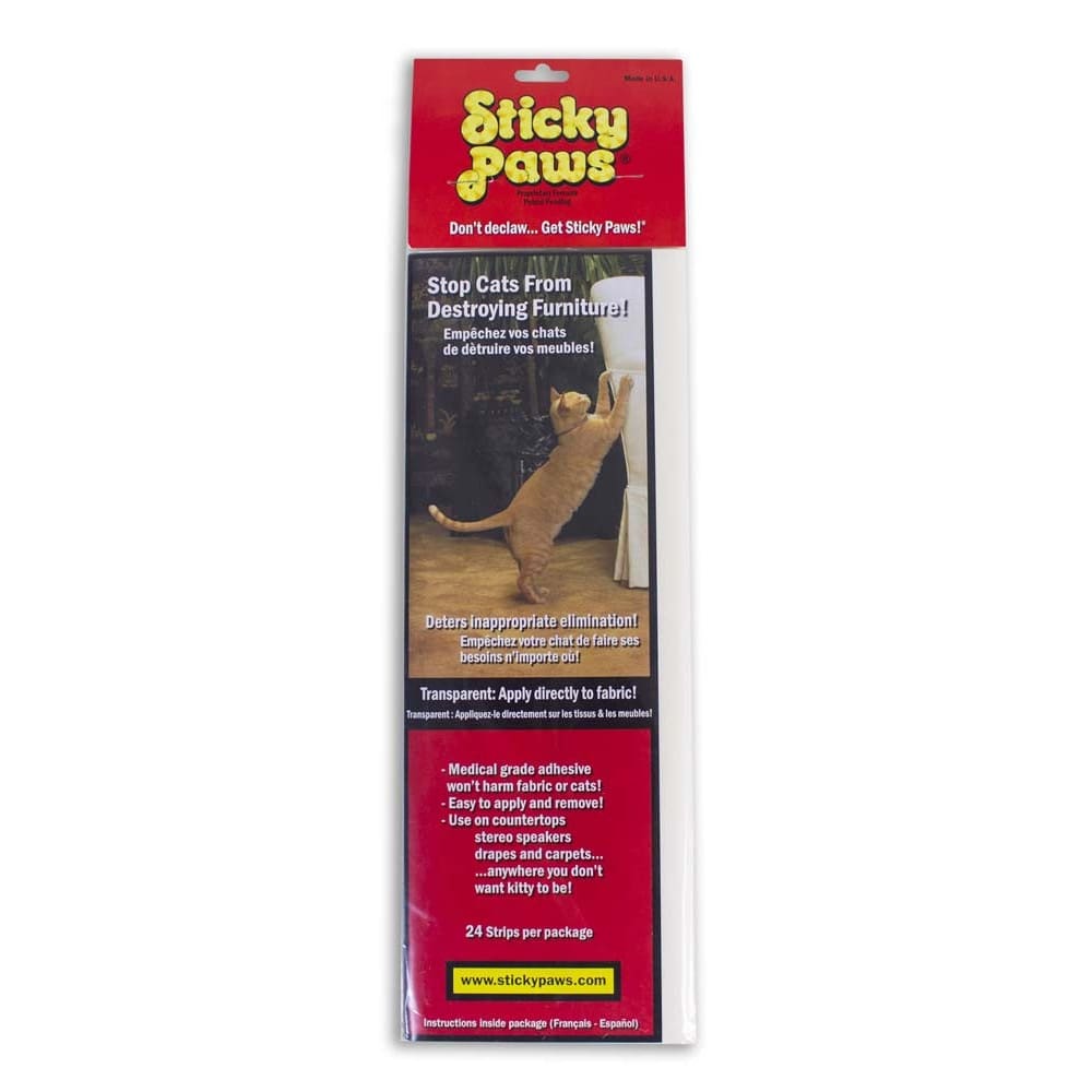 Sticky Paws Furniture Protector 24 Count | ShelHealth