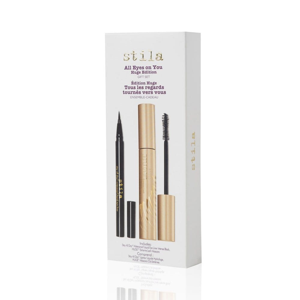 Stila Stay All Day Liquid Liner & Huge Mascara Duo Gift Set | ShelHealth