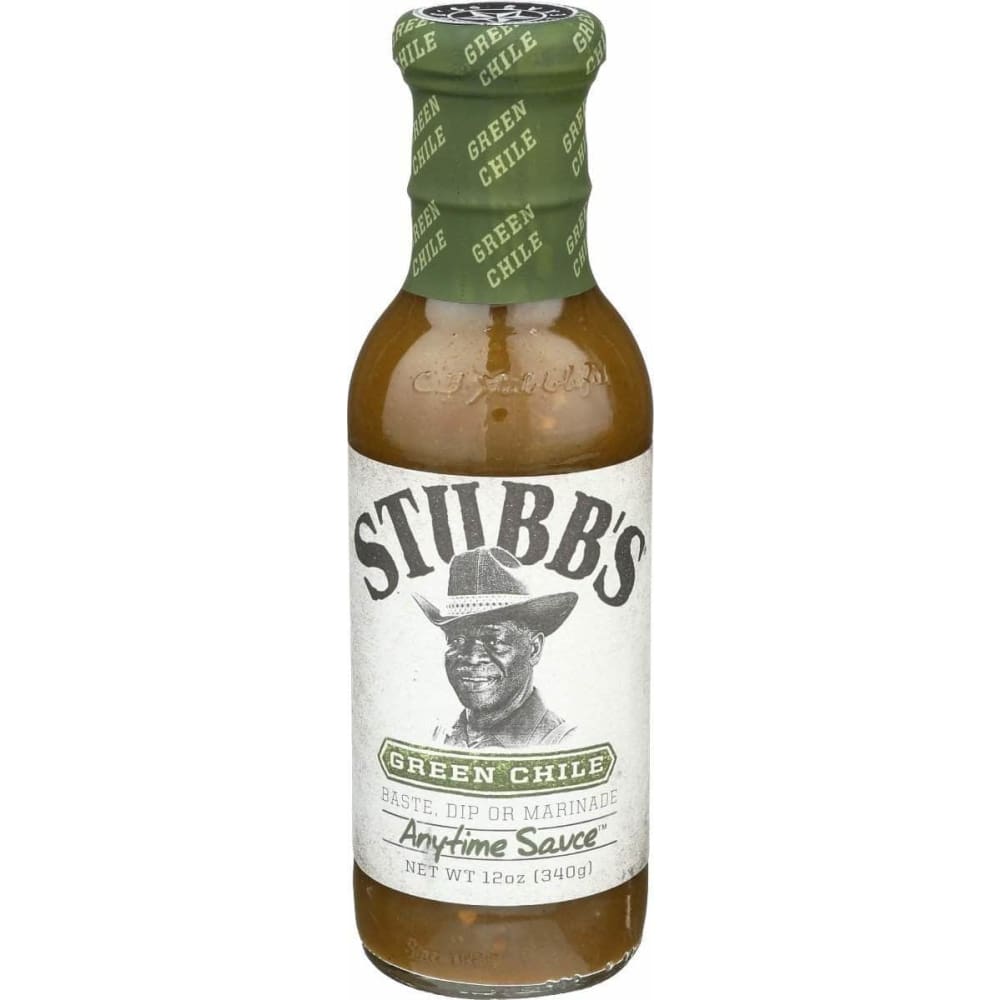 Stubbs Green Chile Anytime Sauce, 12 Oz (Case of 3) | ShelHealth