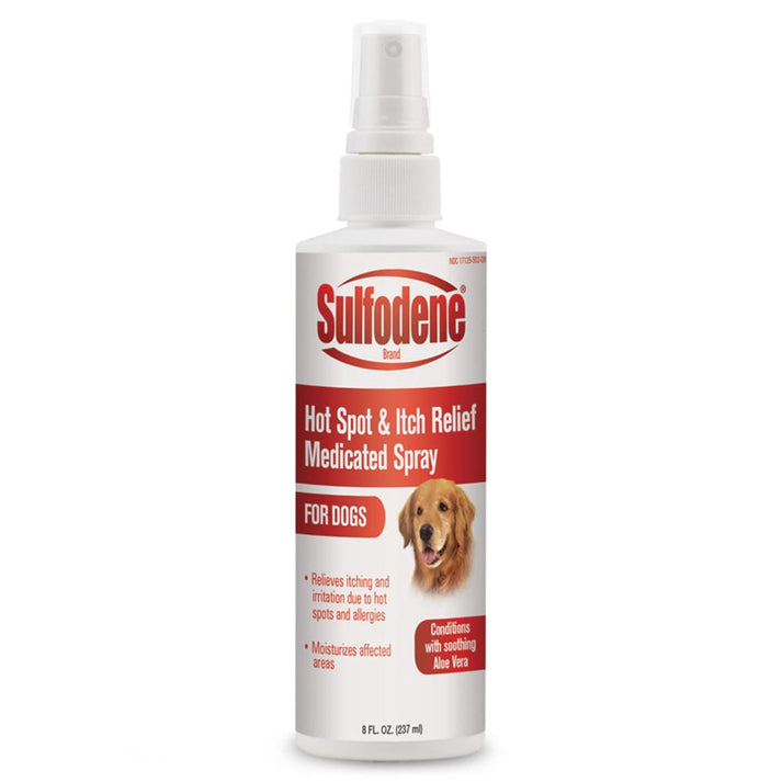 Sulfodene Hot Spot and Itch Relief Medicated Spray for Dog 8oz | ShelHealth