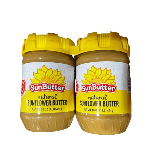 SunButter natural Sunflower Butter, 2 x 16 oz. | ShelHealth