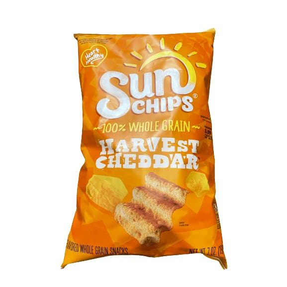 SunChips 100% Whole Grain, Harvest Cheddar, 7 oz. | ShelHealth