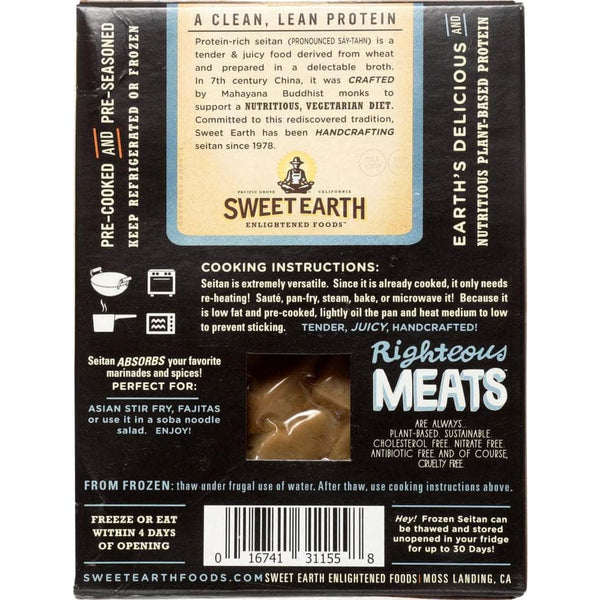 Sweet Earth Traditional Seitan Strips, 8 oz (Case of 3) | ShelHealth
