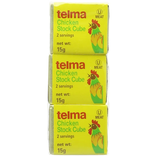 TELMA: Chicken Stock Cube, 0.5 oz (Case of 5) | ShelHealth