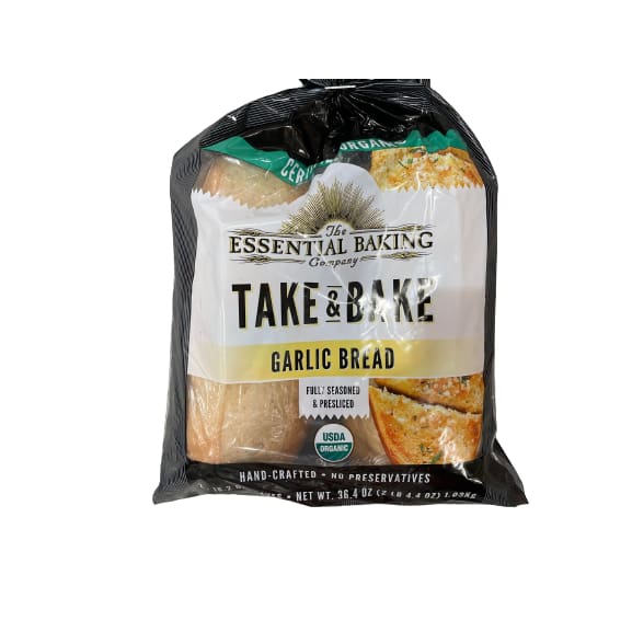 The Essential Baking Company Take & Bake Garlic Bread, 36.4 oz ...