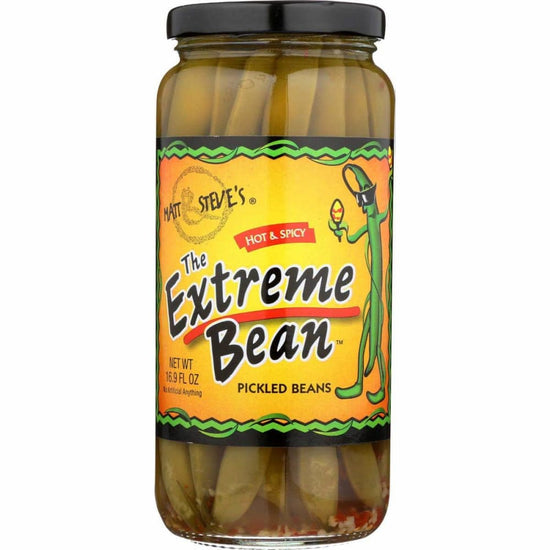 THE EXTREME BEAN Hot And Spicy Pickled Beans, 16.9 oz (Case of 3 ...