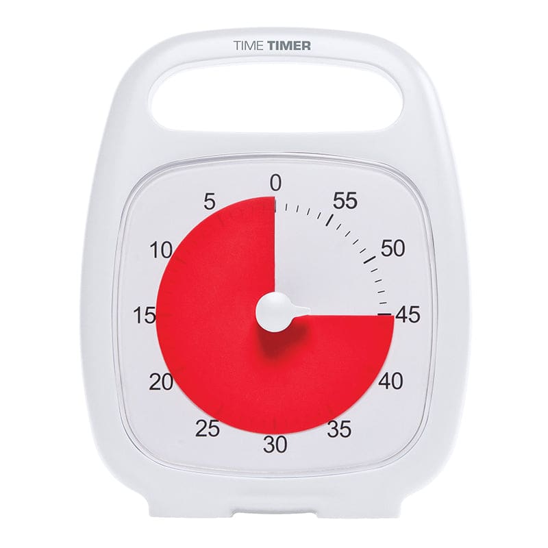 Time Timer Plus 60 Minute White | ShelHealth