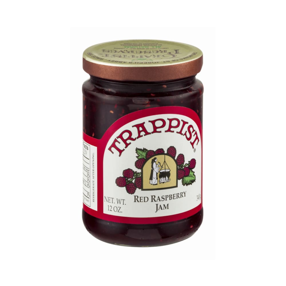 Trappist Red Raspberry Jam, 12 Oz (Case of 4) | ShelHealth