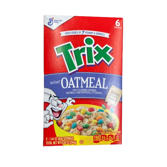 Trix Instant Oatmeal, 6 ct, 8.64 oz | ShelHealth