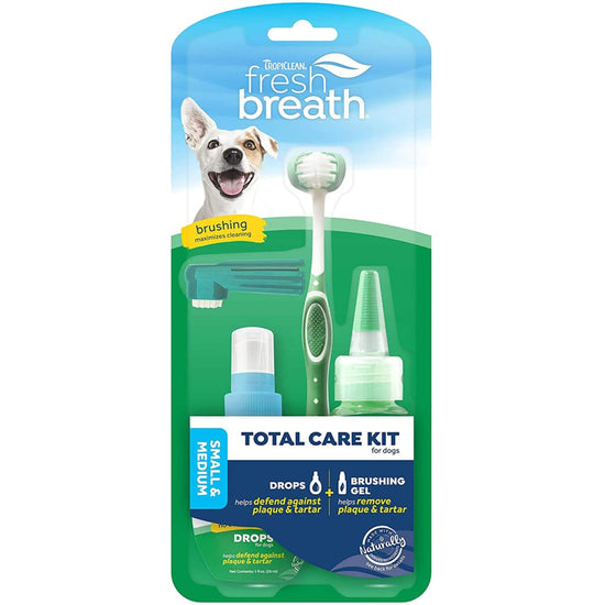 TropiClean Fresh Breath Total Care Kit for Dogs Small Breeds | ShelHealth