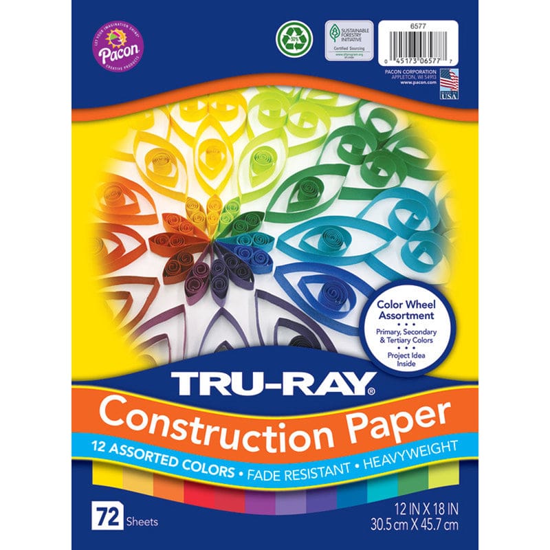 True-Ray Color Wheel Asst 72 Pack 12X18 (Pack of 3) | ShelHealth