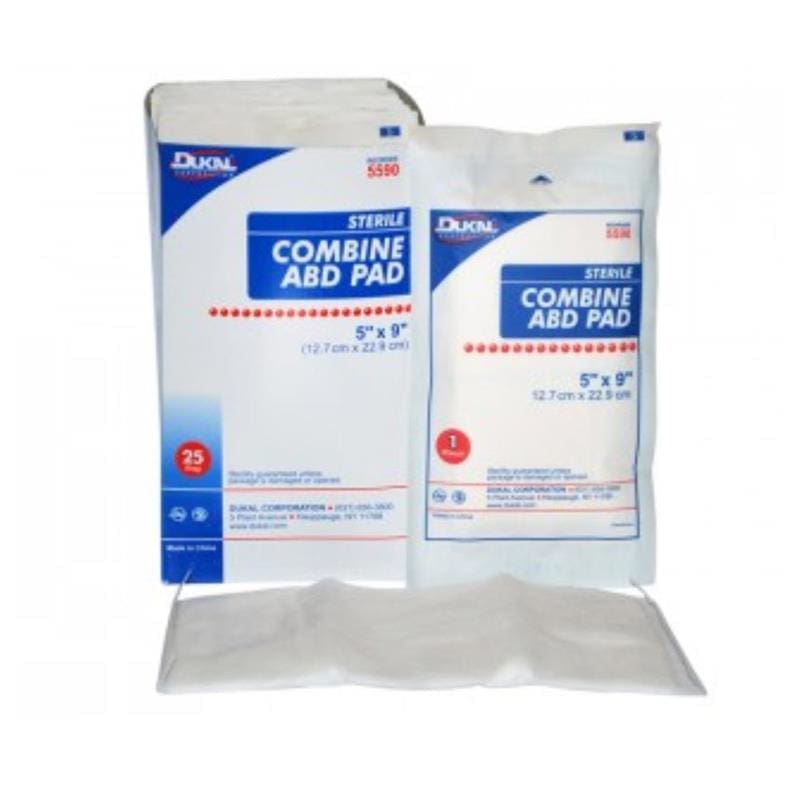 TwinMed Abd Combine Pad 5 X 9, Box of 25 (Pack of 6) | ShelHealth