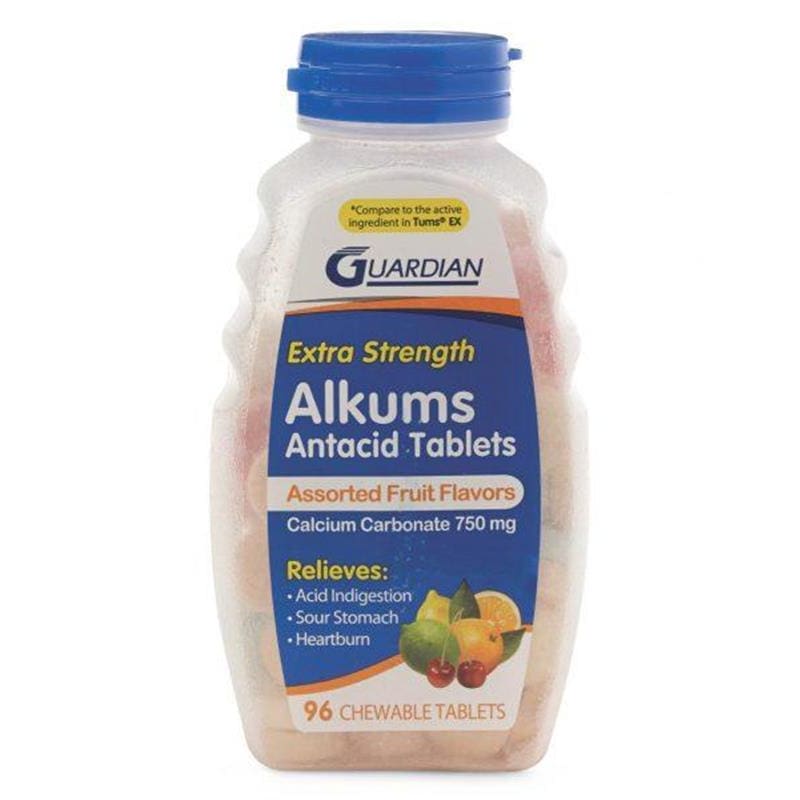 TwinMed Antacid Tabs 750Mg Fruit Bt96 (Pack of 5) | ShelHealth