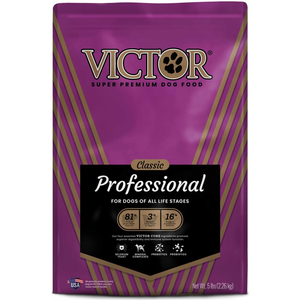 Victor Super Premium Dog Food Professional 5 lb | ShelHealth