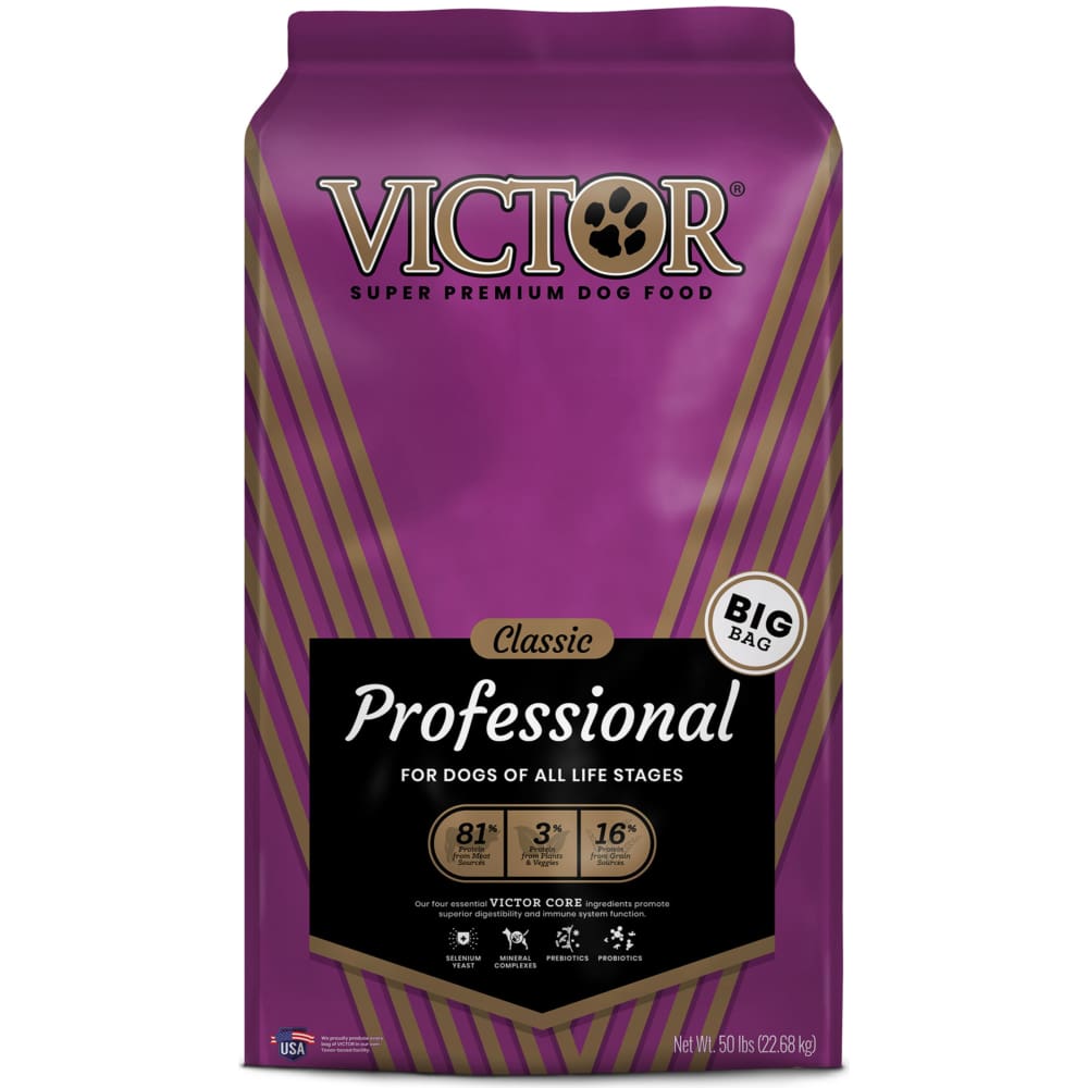 Victor Super Premium Dog Food Professional 50 lb | ShelHealth