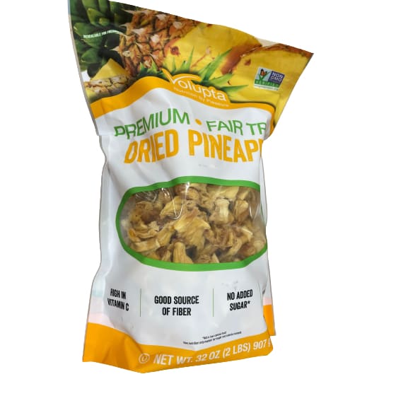 Volupta Fair Trade Premium Dried Pineapple, 32 oz. | ShelHealth