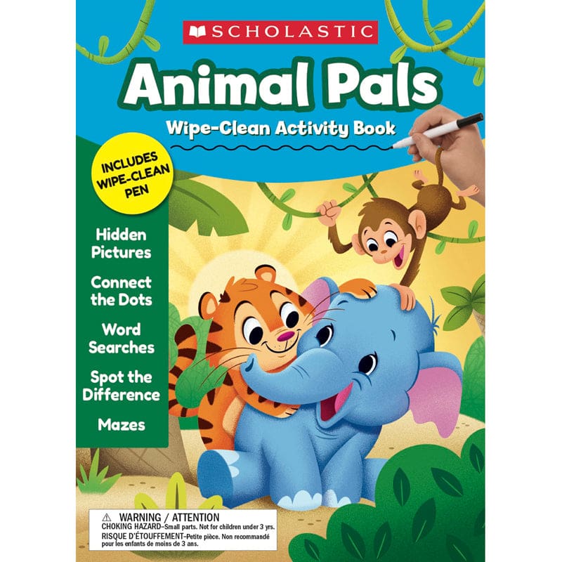 Wipe Clean Animal Pals (Pack of 6) | ShelHealth