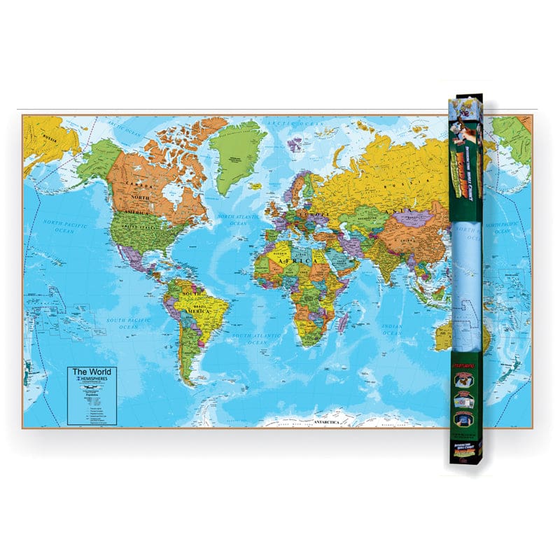 World Wall Chart with Interactive App (Pack of 2) | ShelHealth
