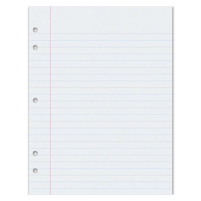 Writing Paper 500 Sht 8 X 10.5 3/8 In Rule 5 Hole Punch (Pack of 6 ...