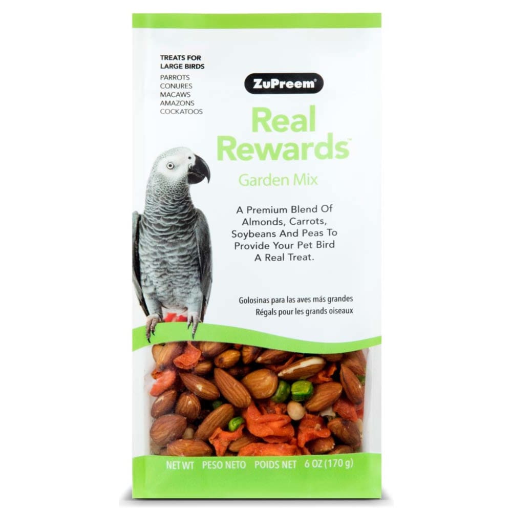 ZuPreem Real Rewards Garden Mix Treats for Large Birds 6 oz | ShelHealth